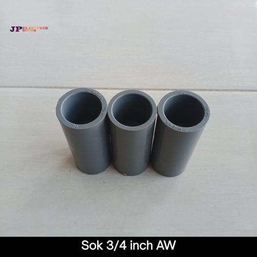 Jual Sok/Socket Pipa PVC 3/4 inch Rucika AW JIS - Kab. Bogor - JP ...