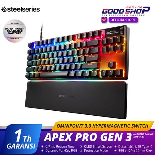 Promo Steelseries Apex Pro TKL Gen 3 Rapid Tap SOCD - OmniPoint 3.0 ...