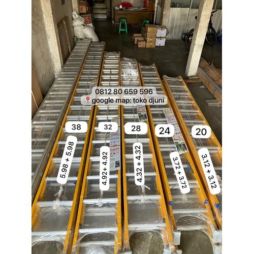 Jual Tangga Sliding PLN FIber- Toyo - 6 meter x 2 - 2.52 m x 2 ...