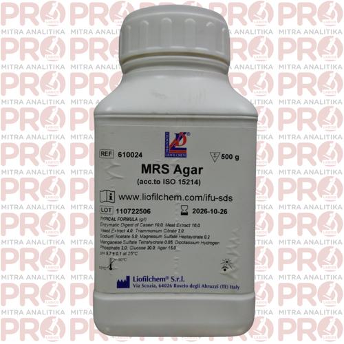 Jual MRS Agar 500 g - LIOFILCHEM - Kab. Bogor - PROLABIOS | Tokopedia