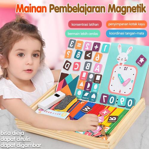 Jual DM - Mainan Edukasi Puzzle Magnet Belajar Berhitung PAPAN TULIS ...