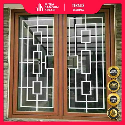 Jual Pasang Teralis Besi untuk Pengaman Jendela Nako Model Klasik ...