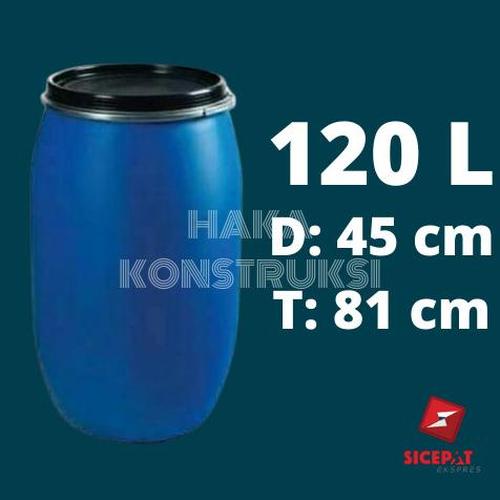 Jual terbaru Tangki/ Tong Air/ Drum 120 L Tempat Sampah Tebal Gentong ...