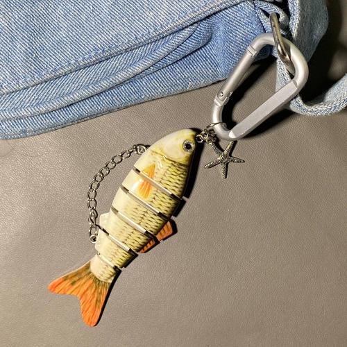 Jual Carabiner Fish Bag Charm / Gantungan tas bentuk ikan / Keychain ...