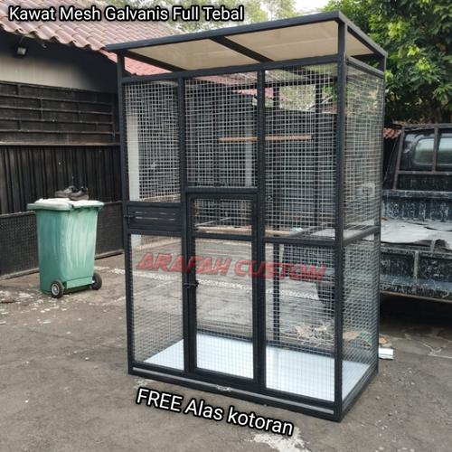 Jual Sangkar Kandang Burung Semi Aviary Kakaktua Macaw Parrot Hantu ...