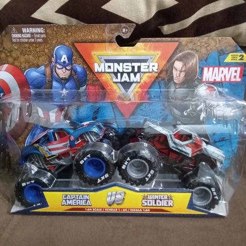 Jual captain america vs winter soldier monster jam marvel skala 64 ...