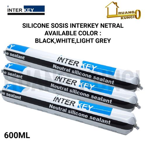 Jual Lem Silicone Sosis Netral INTERKEY 6610 / Lem Silikon Dodol / Lem ...
