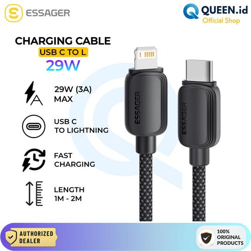 Jual Essager Kabel Data Charger USB TYPE C To Lightning iPhone 3A 29W ...