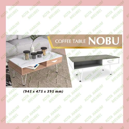 Jual meja tamu kotak persegi panjang pakai laci meja sofa coffee table ...