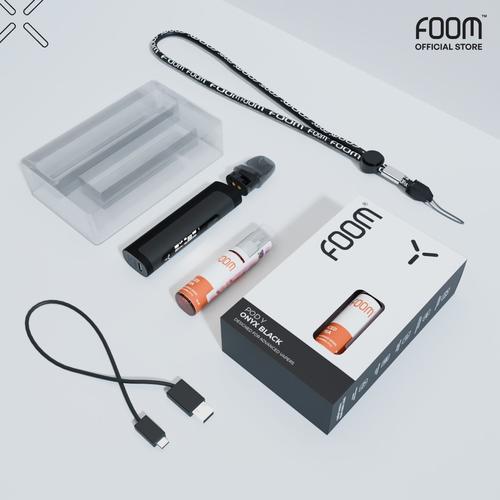 Jual Foom Y Onyx Black + Foom Salt Nic 15ML by Foom Lab / Foom Pod Y ...