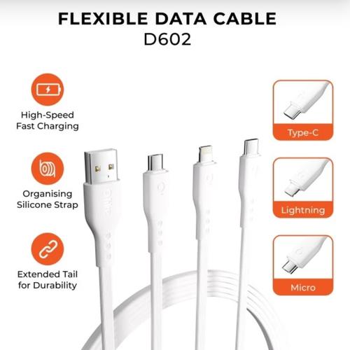 Jual KABEL DATA OLIKE D602M D602L D602C USB MICRO TYPEC LIGHTNING CABLE ...