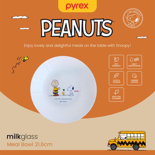 Promo Pyrex Snoopy Dinner Plate & Bowl / Piring dan Mangkok Makan ...
