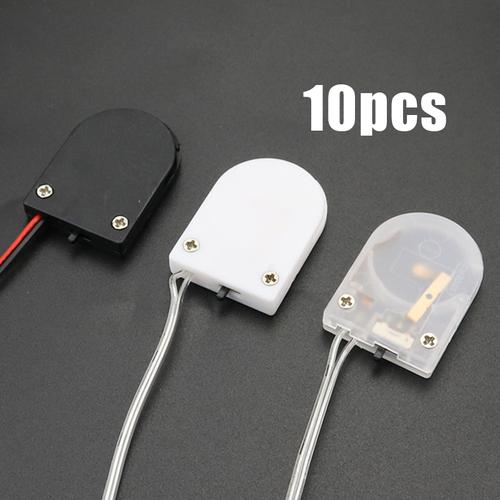 Jual 10pcs CR2032 Battery Holder Kotak Baterai Coin 1 Slot Saklar Kabel ...