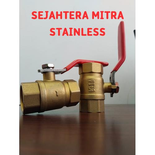 Jual BALL VALVE KUNINGAN YUTA 1 INCH - Jakarta Barat - SEJAHTERA MITRA ...