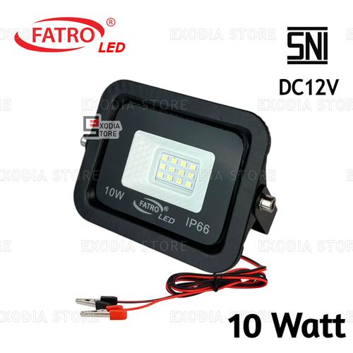 Promo Fatro Lampu Sorot Aki / Accu SMD Floodlight DC 12V 10 Watt 20 Watt 30 Watt 50 Watt 100 ...