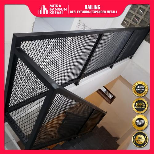 Jual Railing Tangga Balkon Bahan Kawat Ekspanda Industrial [MR004 ...
