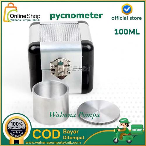 Jual Density Specific Gravity Cup pycnometer 100cc 100ml Stainless ...