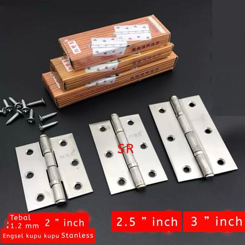 Jual Engsel Kupu-kupu/ Engsel Pintu/ Engsel Lemari Stainless ( 2 Inch ...