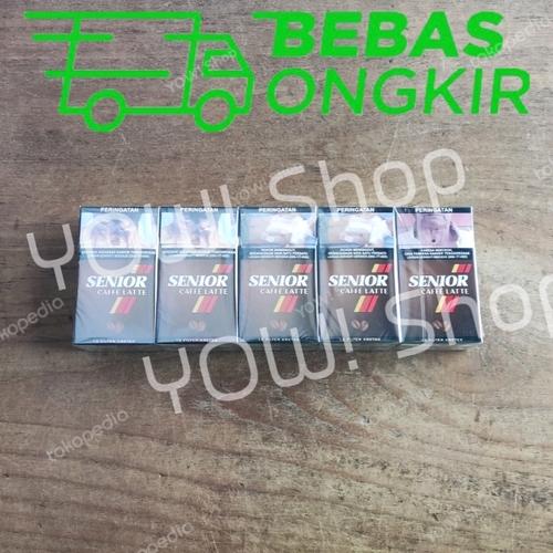 Jual Rokok Senior Caffe Latte Kretek Filter Isi 12 batang | BEBAS ...