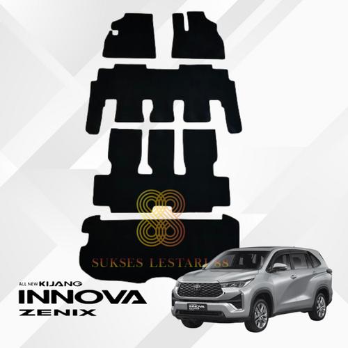 Jual KARPET MOBIL TOYOTA INNOVA ZENIX HYBRID - Cream Mocha, Full Set ...