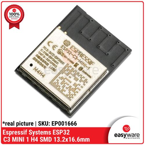 Jual Espressif Systems ESP32-C3-MINI-1-H4 SMD 13.2x16.6mm - Kota Bandung - EasyWare Electronics ...