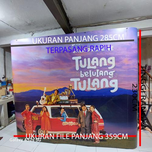Jual Backwall Backdrop pop up spider bongkar pasang - Lurus 275x230cm ...