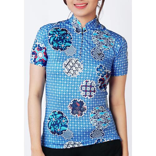 Jual Trijee Polo / Polo Shanghai / Women / Nabila - Blue White ...