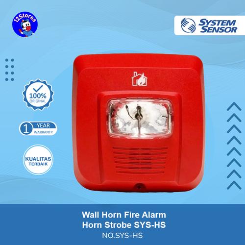 Promo Horn Strobe Type SYS-HS System Sensor Horn Strobe Light Cicil 0% ...