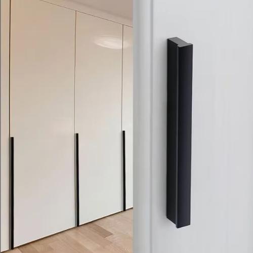 Jual [KHUSUS UKURAN PANJANG 735-BK] Black T-Bar Aluminum Handle - Knob ...