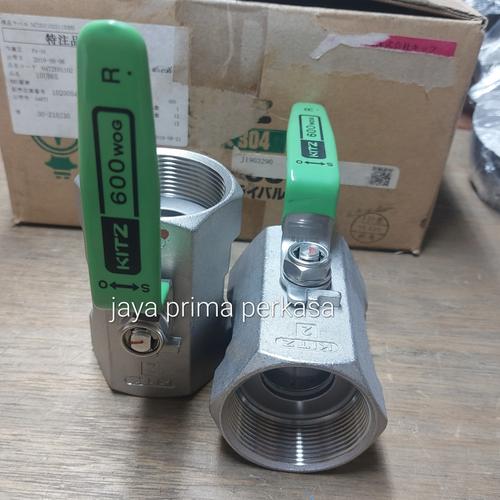 Jual Ball Valve Kitz Stainless 2" inch / Stop Kran Kitz SS 316 600 WOG - Jakarta Barat - jaya ...