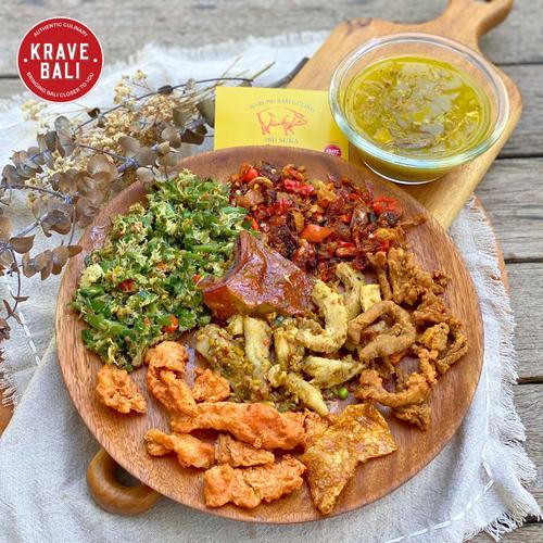 Promo KRAVE BALI Bigul Ibu Suka (Kuta) Babi Guling Komplit 300 Gram ...