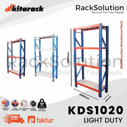 Jual KITARACK KDS1020 STARTER Rack Gudang Multifungsi 200KG Panjang 1M ...