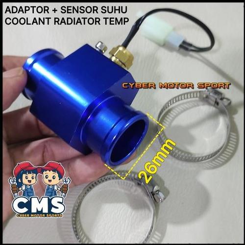 Jual paket adaptor 26mm plus sensor temperatur coolant radiator ...