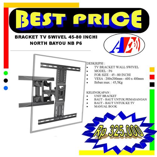 Promo NB P6 New model bracket led tv 40 43 45 48 49 50 55 60 65 70 75 ...