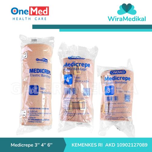 Jual Medicrepe Onemed 3 Inch, 4 Inch, 6 Inch / Perban Elastis Medicrape ...