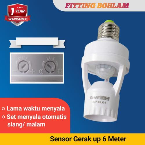 Promo Fitting Lampu Rumah Sensor Gerak SmartZ E27 + Pengatur Timer ...