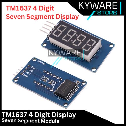 Jual TM1637 Digital Seven Segment 7 Segment LED 4 Digit Clock Display ...