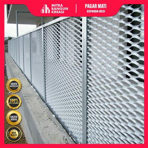 Jual Pagar Rumah Industrial Besi Plat Ekspanda (Expanded Metal ...