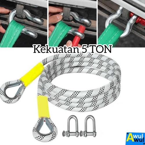 Jual Tali Derek 5 TON Bahan Besi & Polyester 18mm Sangat Kuat Mampu ...
