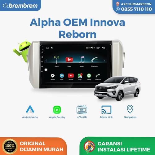 Jual HIRO Alpha OEM Innova Reborn - Head Unit Android 9inch HD Screen ...