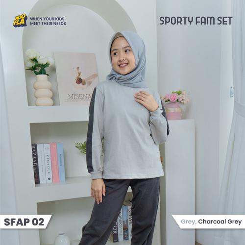Jual Setelan Anak Perempuan Sporty Baju Training Olah Raga Anak Cewek ...