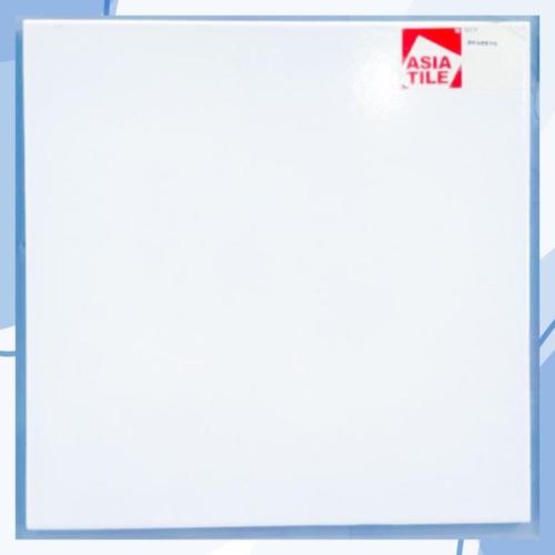 Promo Potongan Keramik Lantai 30X30 Asia Tile Putih Polos┃Keramik ...