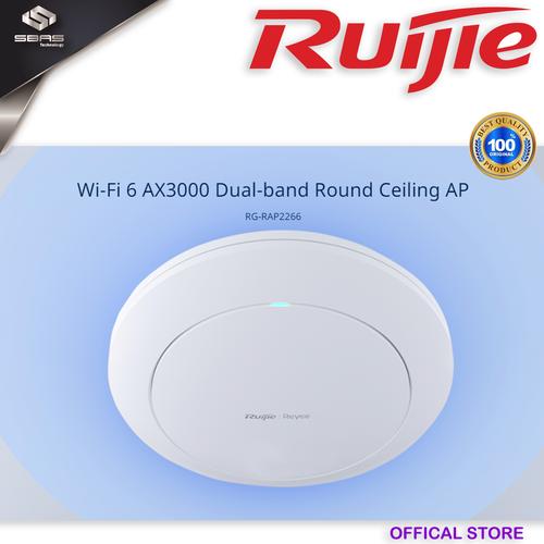 Jual Ruijie RG-RAP2266, Reyee Wi-Fi 6 AX3000 Indoor Ceiling-Mount ...