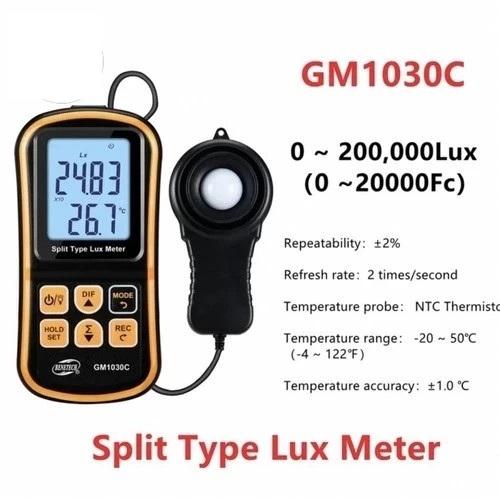 Jual GM1030C Benetech Lux Meter Digital Data Logger Light Lux meter ...