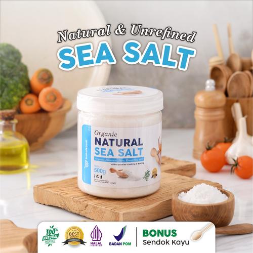 Promo Sea Salt Pure Organic Garam Laut Premium Natural 100% Seasalt ...