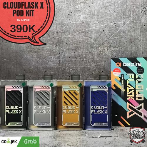 Jual ASPIRE CLOUDFLASK X POD KIT BY ASPIRE - AZURE - Jakarta Barat - SARANG VAPERS BINUS | Tokopedia