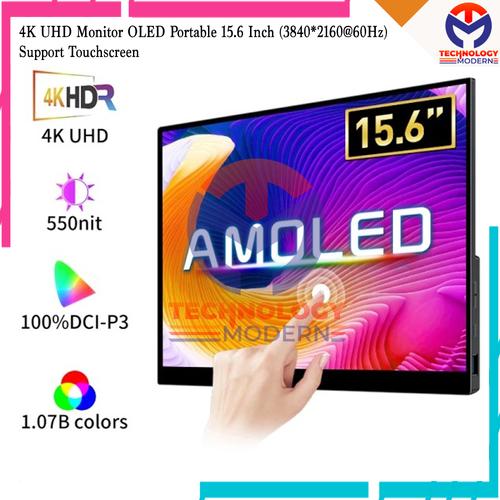 Jual 4K UHD Monitor Amoled/Oled Portable 15.6 Inch Support Touch Screen ...