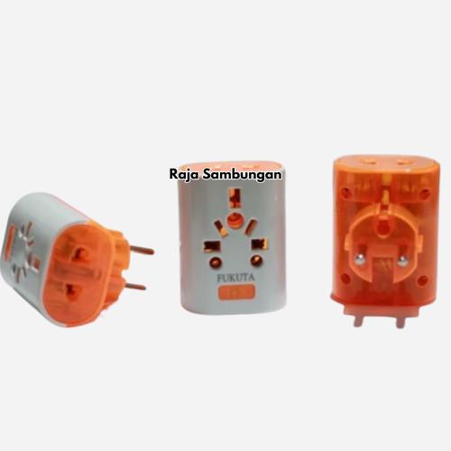 Jual Over Steker T Serbaguna FK-7196D Fukuta Colokan 3 Kaki Universal ...