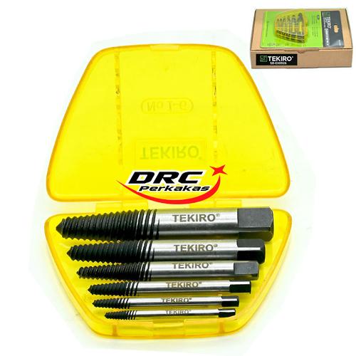 Jual Tap Balik Tekiro Set / Veloz Tap Baut Patah Screw Extractor 6 Pcs ...