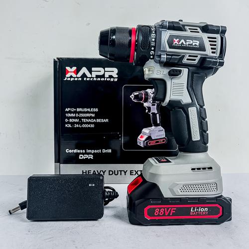 Jual promo Bor cordless 12vf APR JAPAN mesin bor baterai drill tembok ...